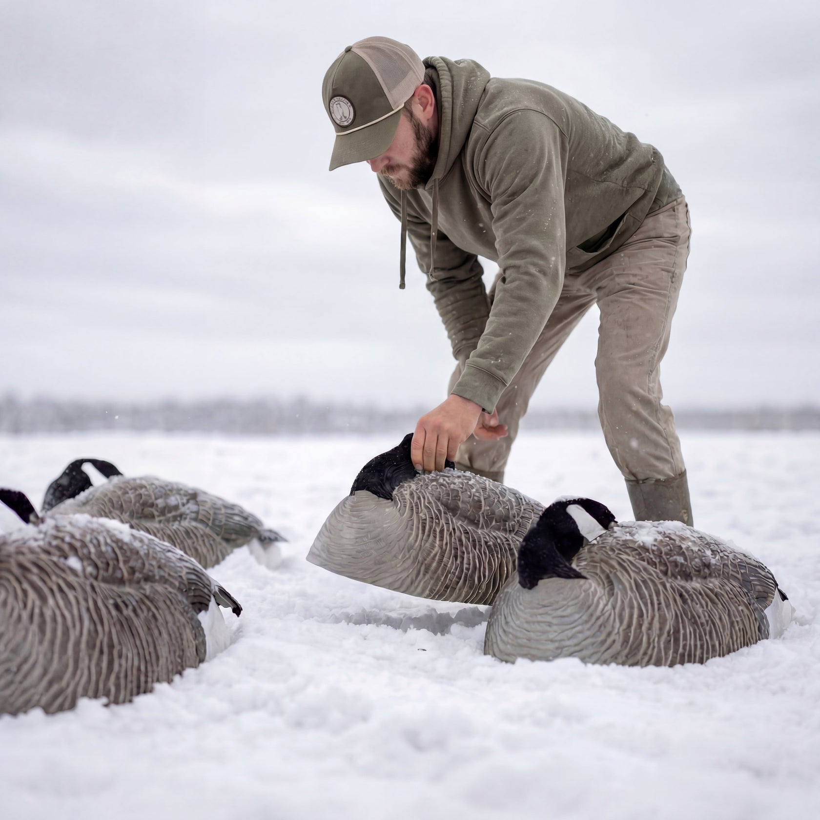 Sleeper Canada Shells | Realistic Resting Goose Decoys – Dive Bomb ...