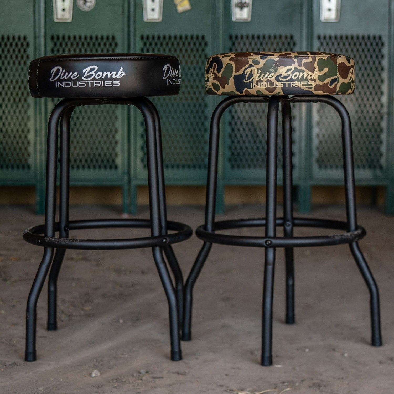 Shop Stool - Garage & Workshop Stool | Dive Bomb Industries