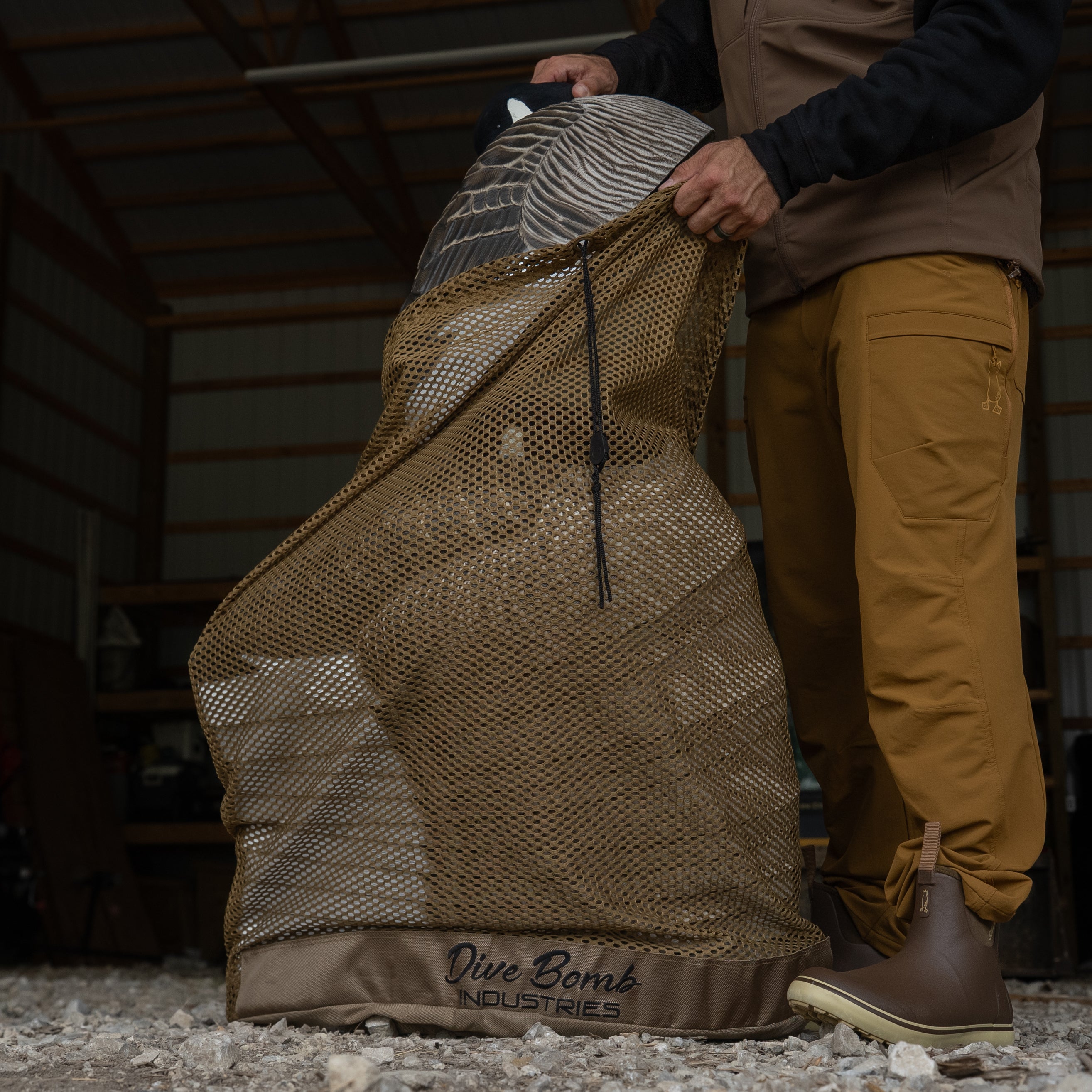 Mesh Decoy Bag | Lightweight & Durable Decoy Storage – Dive Bomb Industries