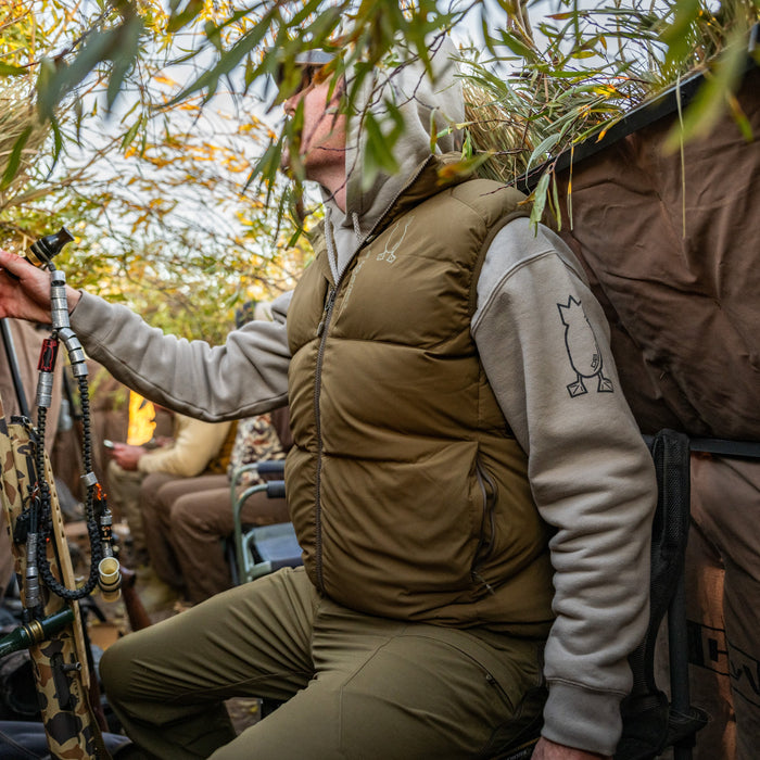 Insulated Vest | Full Plume Goose Down Vest for Hunting – Dive Bomb ...