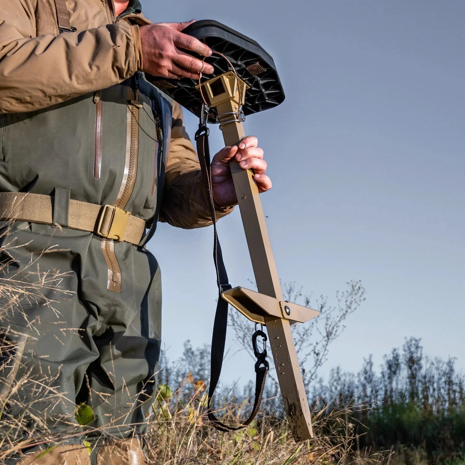 Marsh Seat | Comfortable & Adjustable For Waterfowl Hunting – Dive Bomb ...