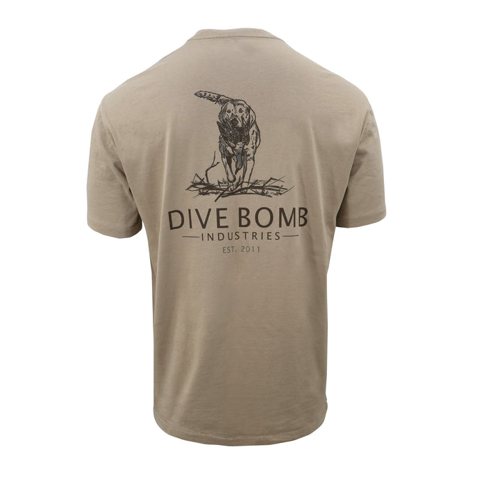 Vintage Duck Dog Tee | Heavyweight Bone T-Shirt – Dive Bomb Industries