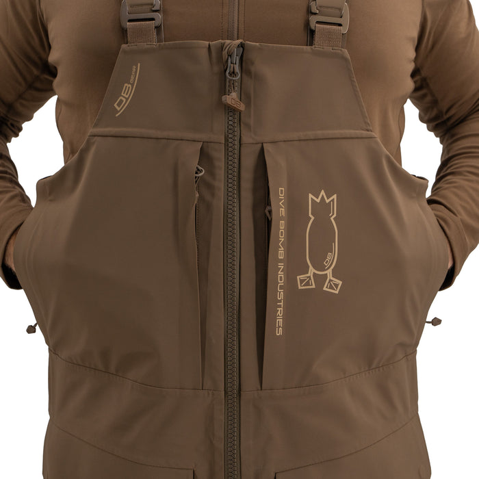 Duck Hunting Bibs | Insulated, Dry & Waterproof Protection – Dive Bomb ...